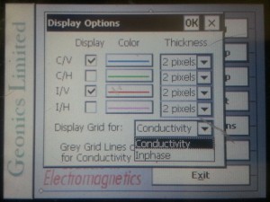 EM31-MK2 Display Grid - Geonics Training EM-61 EM-31 EM-34 EM-38