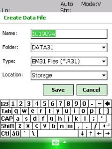 EM31 Create Data File - Geonics Training EM-61 EM-31 EM-34 EM-38